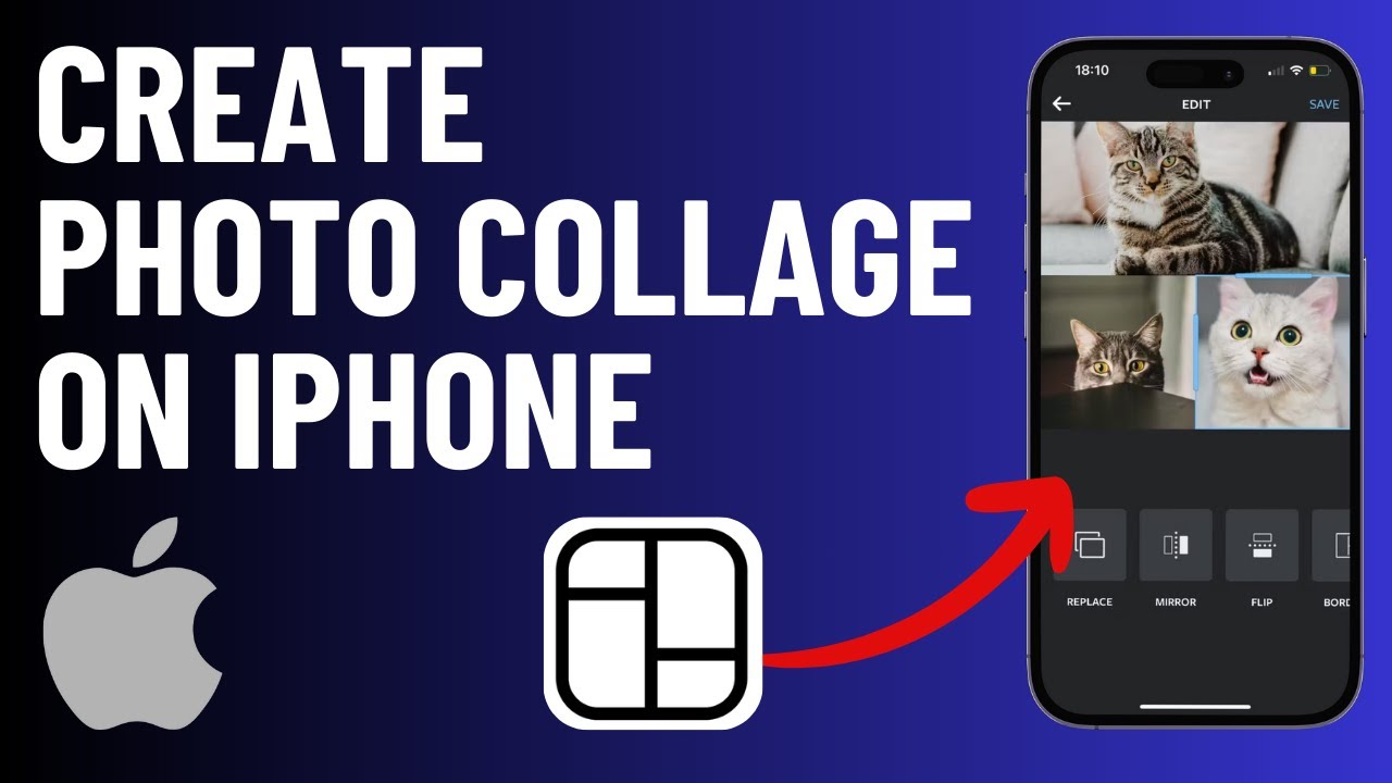 How to Make a Photo Collage in iPhone (2024) - YouTube