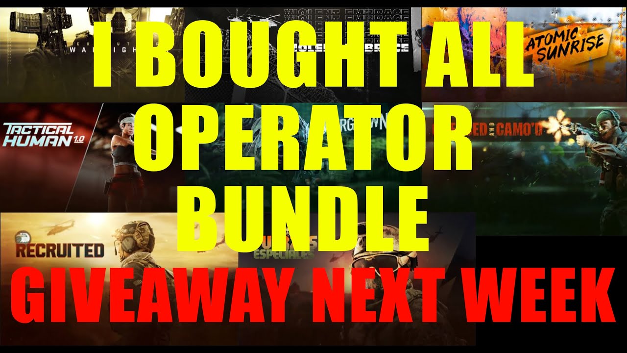 I BOUGHT ALL OPERATOR BUNDLES - C a l l o f D u t y ® Modern Warfare 2 ...