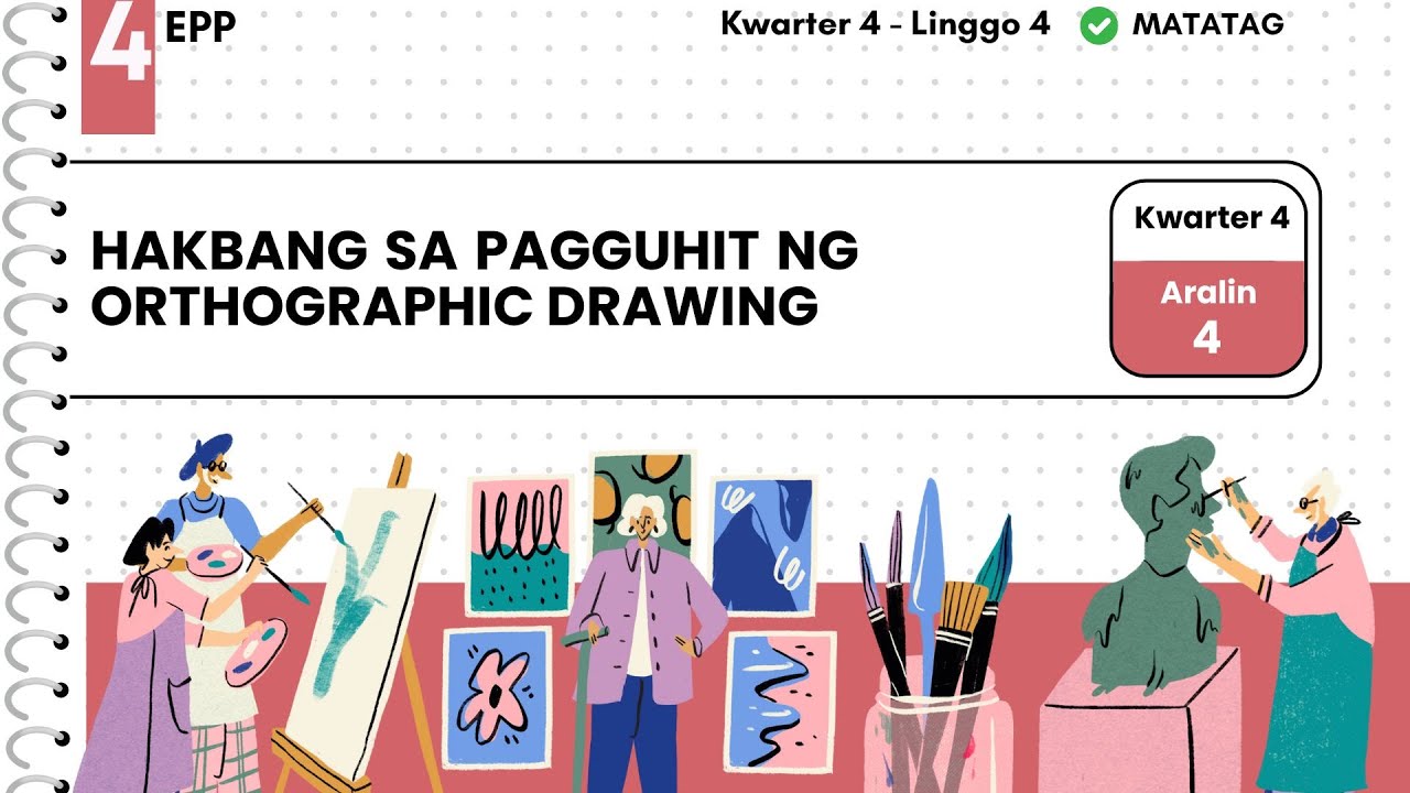 EPP4 Kwarter4 Linggo4: Hakbang sa Pagguhit ng Orthographic Drawing at ...
