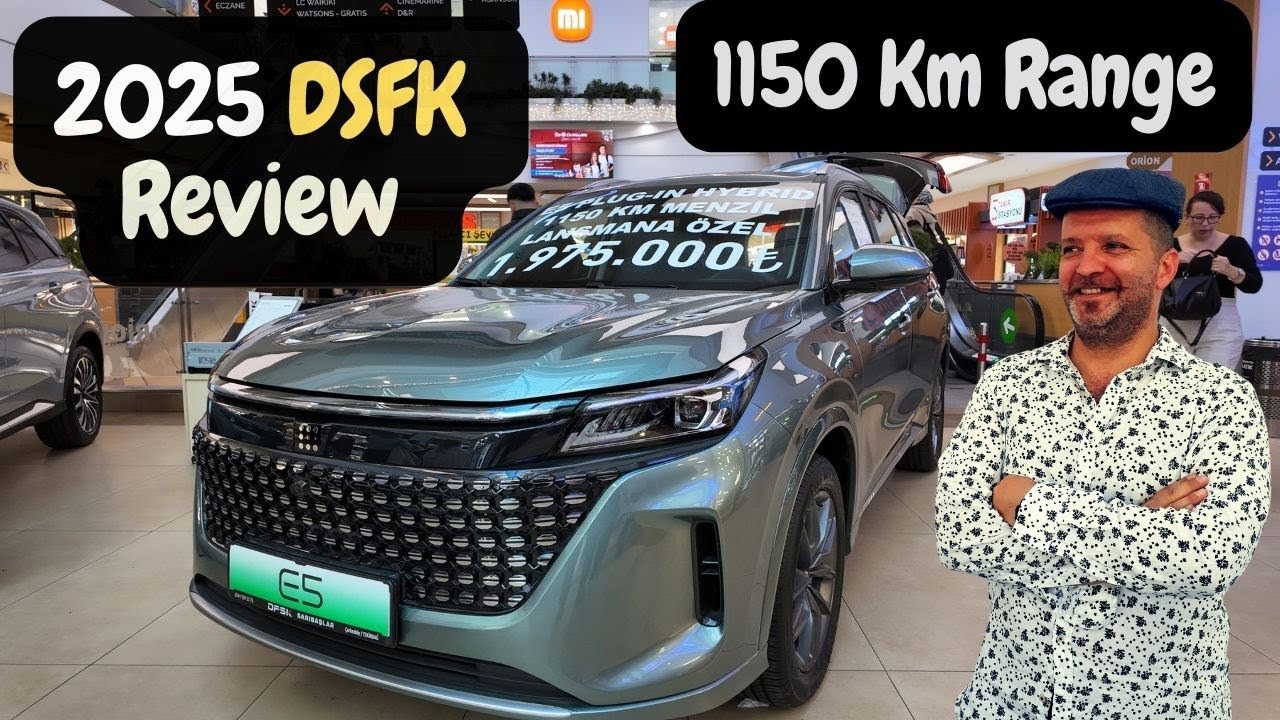 DSFK 5E review 2025 | 7 Seater Luxury Plug-In Hybrid | 1150 Km driving ...