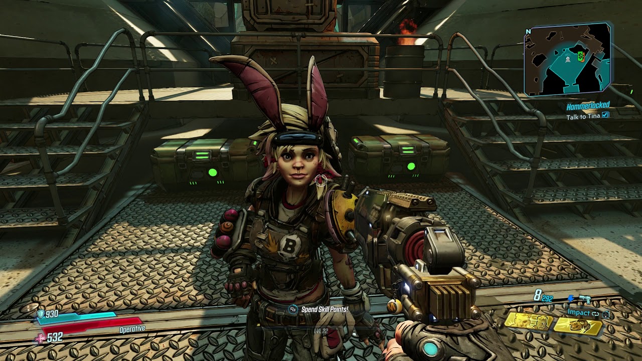 Borderlands 3 - Chapter 11 Hammerlocked: Talk to Crunk Bunny Tiny Tina ...
