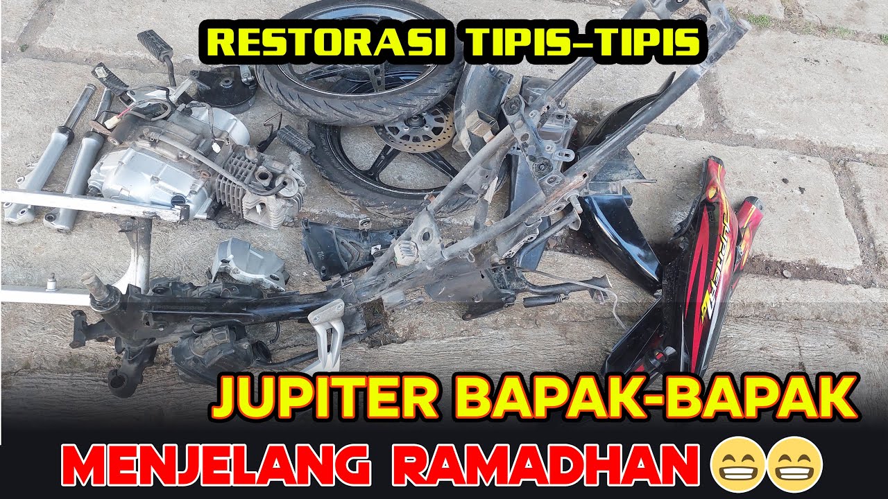 Restoration low budget YAMAHA JUPITER Z BURHAN 2008 - YouTube