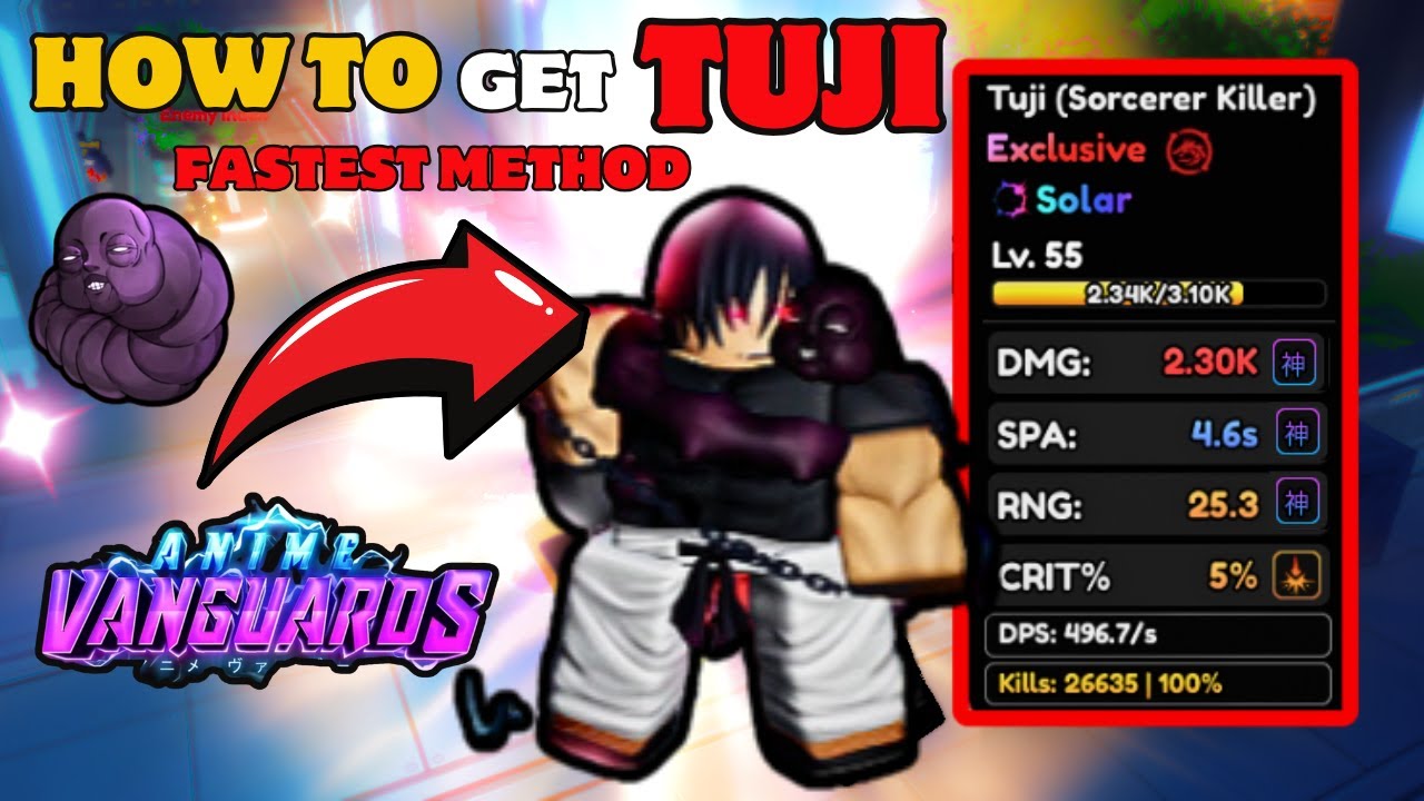 How To Get Toji + Evolving Him In 5 Minute In Anime Vanguards Update 1 ...
