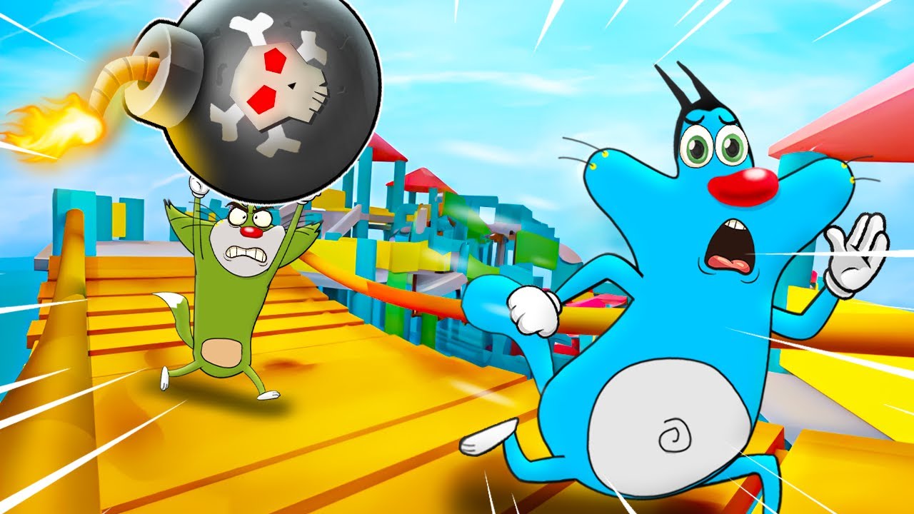 Roblox Jack Try To Tag The Bomb To Oggy In Bomb Tag - YouTube