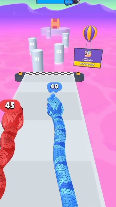 #snake eat # snake 3d game - YouTube