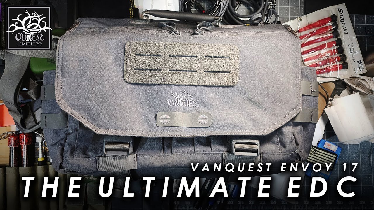 The Absolute BEST EDC EVER: Vanquest Envoy 17 Messenger Bag - YouTube