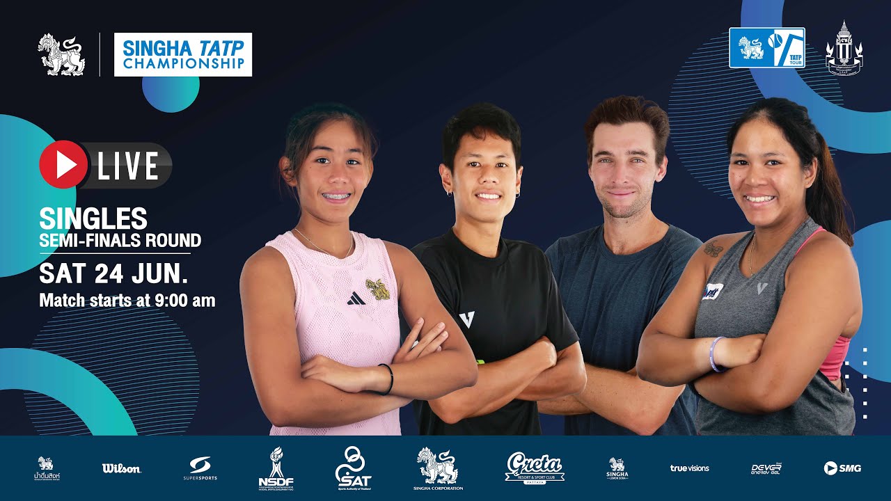 Singles Semi-Finals Round | SINGHA TATP CHAMPIONSHIP 2023 - YouTube