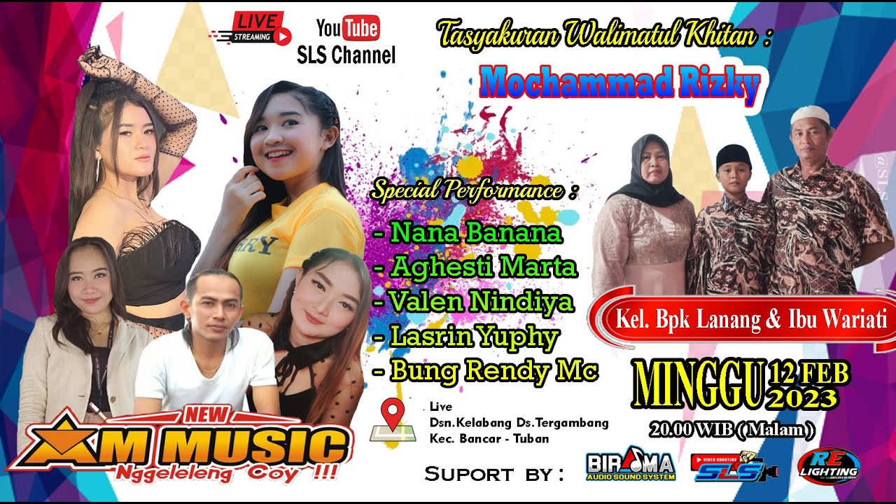 LIVE STREAM AM MUSIC - Live DSN. KLABANG DS. TERGAMBANG - BANCAR - YouTube