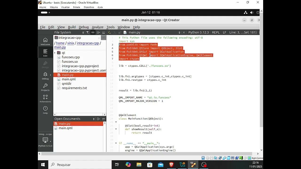 Qt Quick 6 com Python - quando usar cpp - YouTube