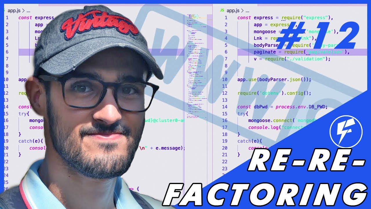 How I made my own url shortener using node js [Season 1][#12 re-refactoring] - YouTube