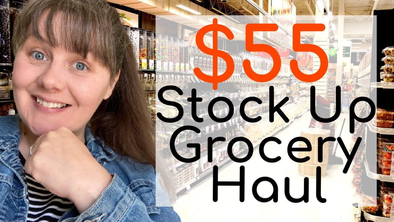 $55 Stock Up Haul- Preparing for a Kitchen Clean Up - YouTube