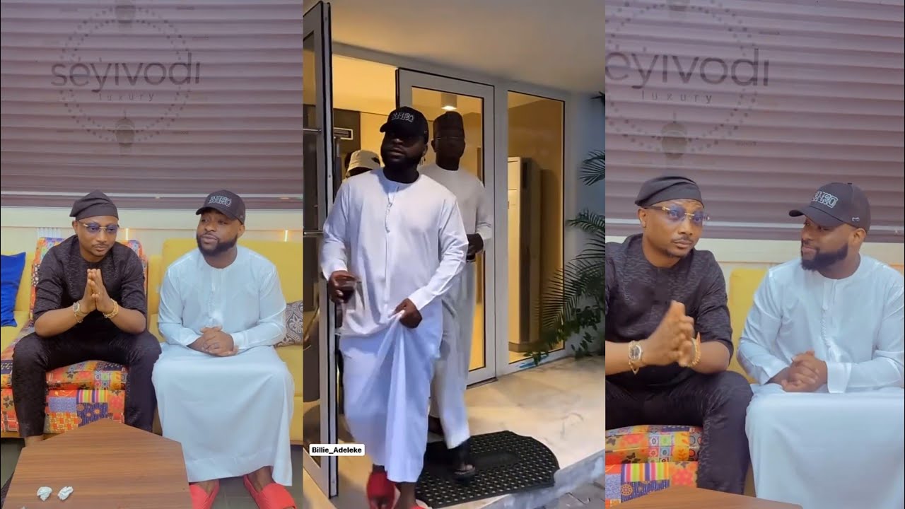 Davido visits Nigeria biggest tailor Seyi Vodi in Abuja - YouTube