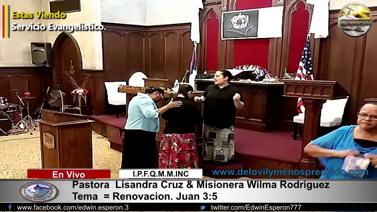 Pastora Lisandra Cruz & Misionera Wilma Rodriguez Tema = Renovacion. 5 ...