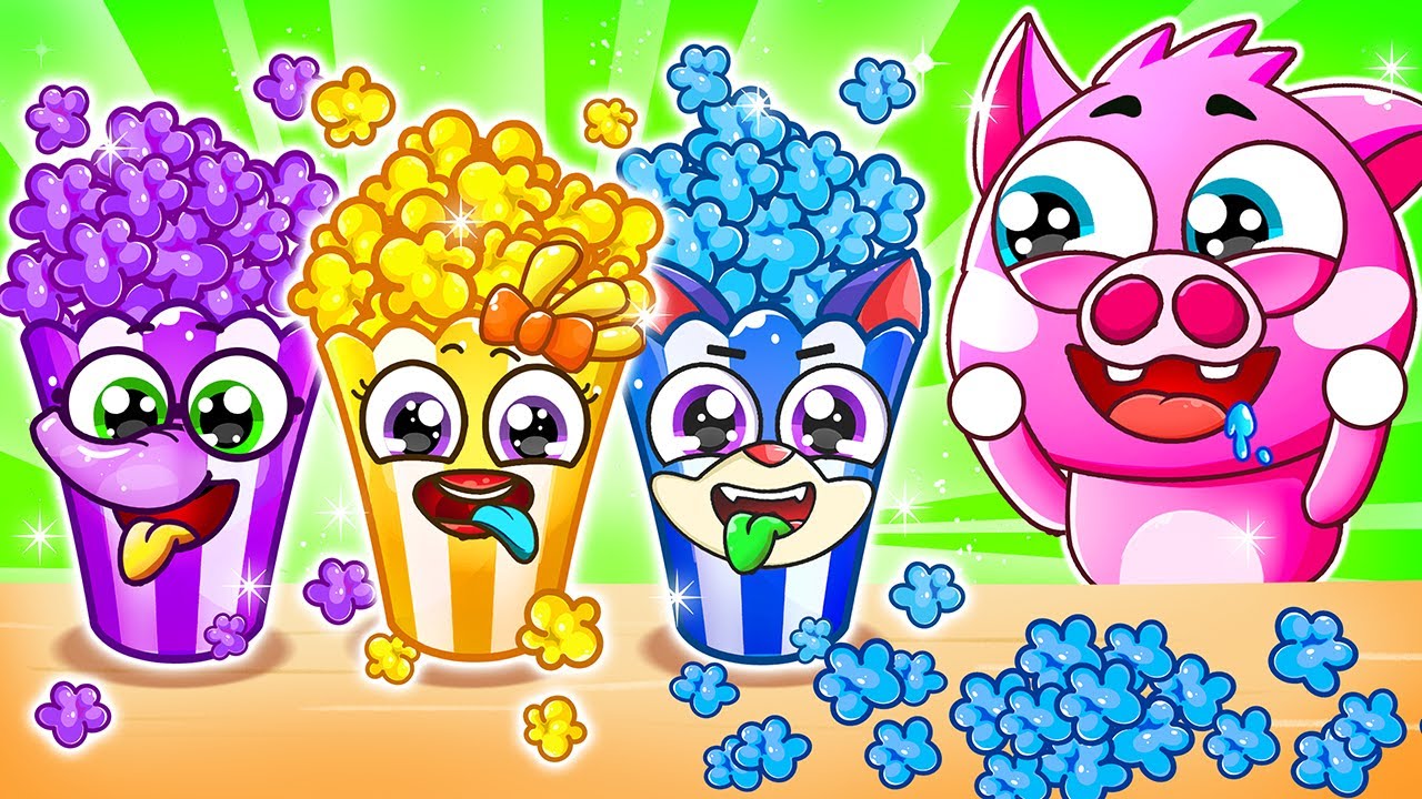 TIỆM BỎNG NGÔ sắc màu🍿 ️| POP POP Một ngày làm bỏng ngô | Nhạc thiếu ...