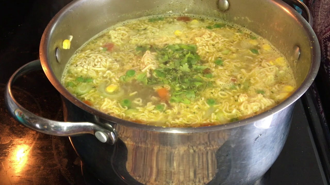 Sopa de vaso? instantanea! mejorada. - YouTube