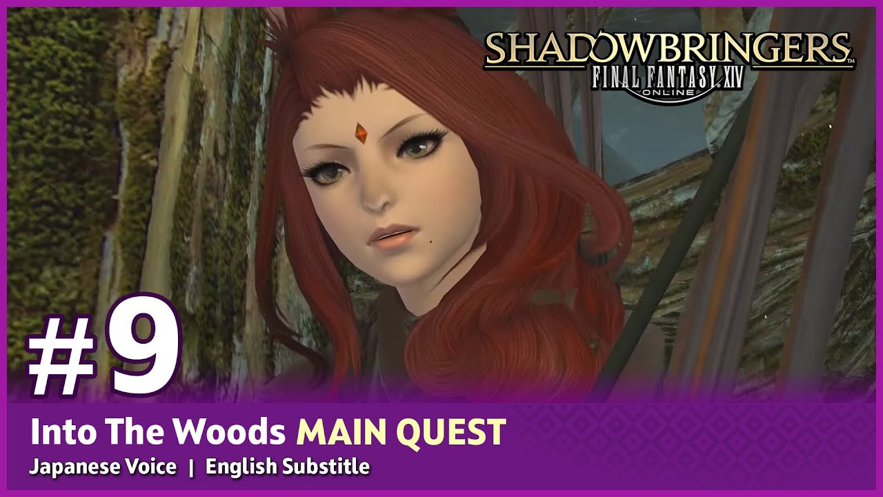 #9 FFXIV Patch 5.0 SHADOWBRINGERS Main Story : In To The Woods ...