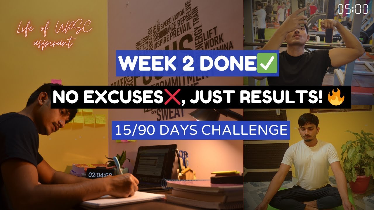 🔥 2 Weeks Done! Will I Survive the Next 75 Days? 😱 | Study Vlog Day 15/ ...