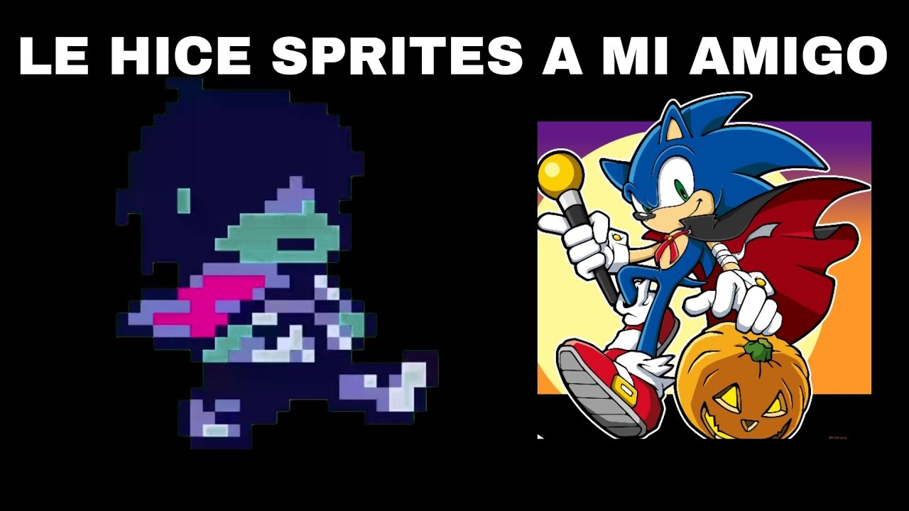 LE HICE SPRITES A MI AMIGO. - YouTube