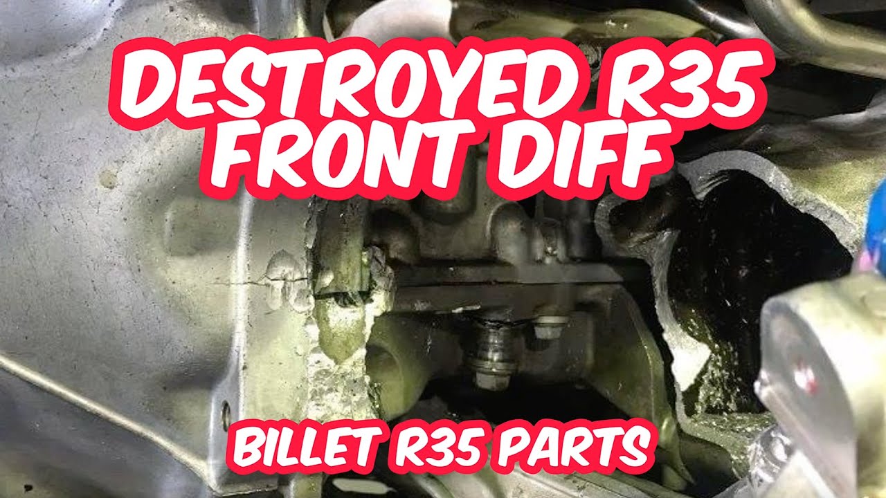 Billet R35 GTR Front Diff Housing and Cover - YouTube