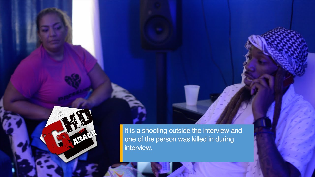 Shooting During Interview. Majic Juan Stop The Gun Violence on Macomber ...