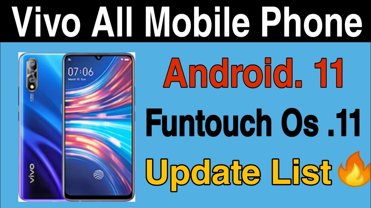 Vivo All Mobile Phone Android 11 Update🔥 || Vivo Android.11 Update List ...