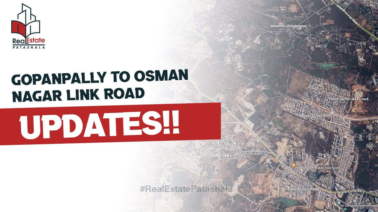 Gopanpally to Osman Nagar LINK ROAD updates !! - YouTube