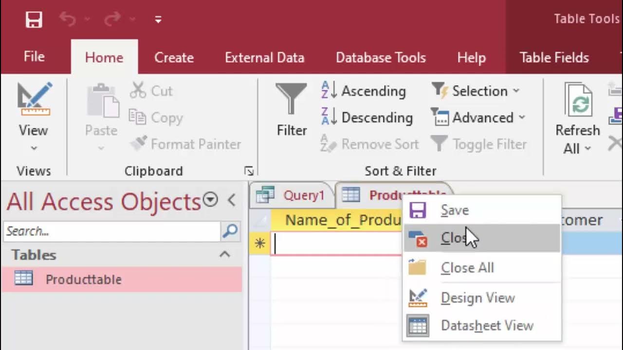 Microsoft Access Sql How To Add Columns Computerexcelsolution Youtube