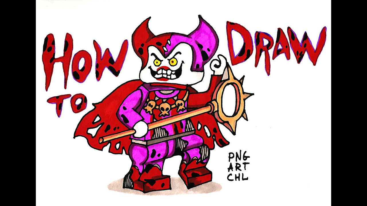 How To Draw Jestro Nexo Knights Lego - YouTube