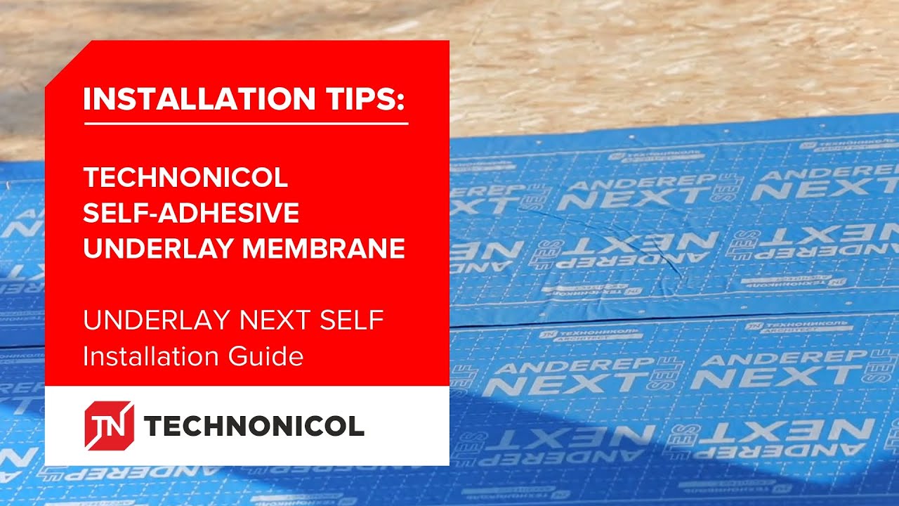 UNDERLAY NEXT SELF installation manual - YouTube