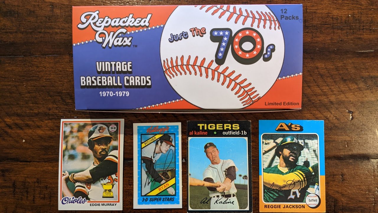Repacked Wax *Just the 70s!* Vintage Baseball Cards Box Break - YouTube