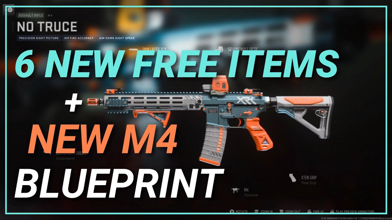 CLAIM THE NEW M4 Blueprint Call of Duty MW2 Season 4 - YouTube
