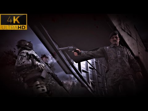 Call of Duty Modern Warfare Remastered 2 Ghost ve Roach' ın ölüm sahnesi 4k Türkçe