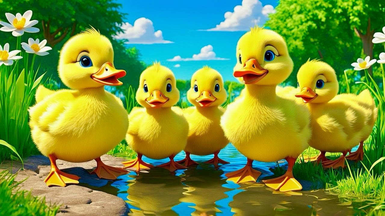 Five Little Ducks | Nursery Rhymes | Kids Songs | Fun and Learning ...
