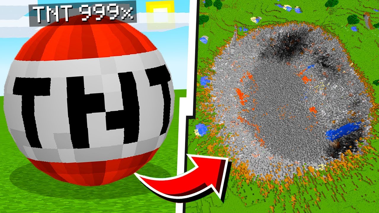 Essa é a TNT 999X REDONDA que QUEBROU O MINECRAFT - YouTube