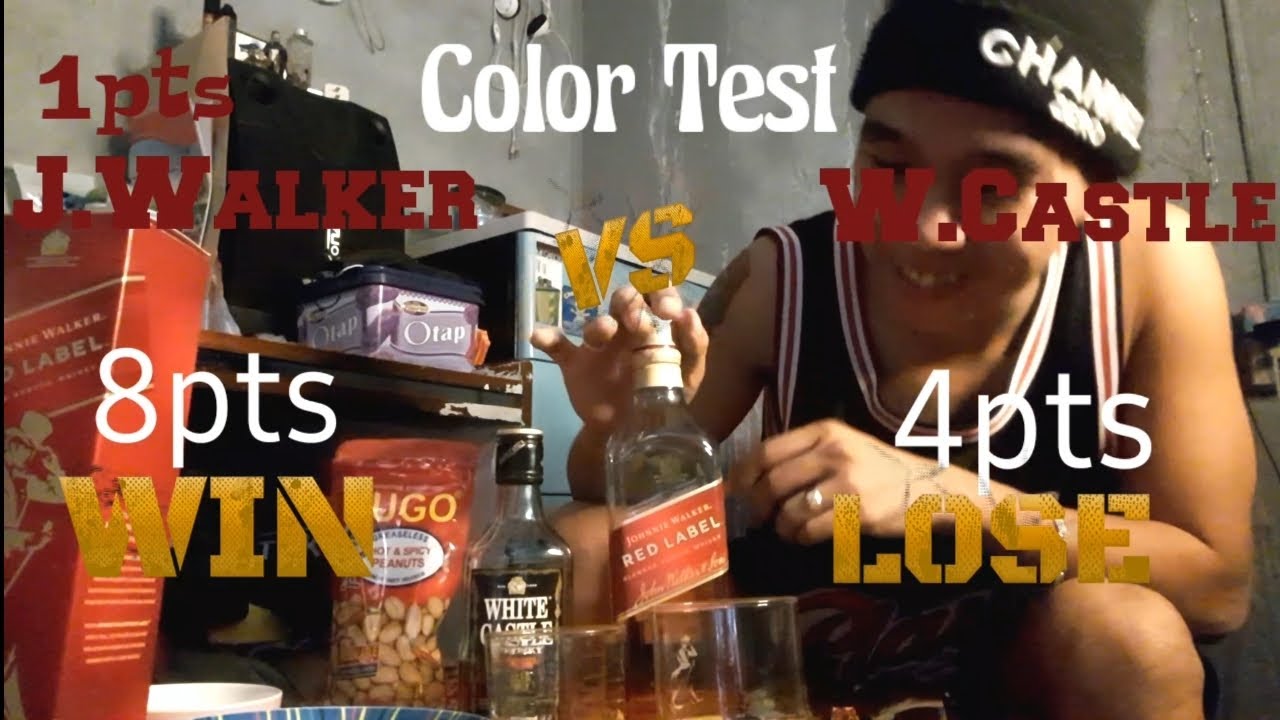 Jhonnie Walker Red Label VS White Castle Calibre 69 (Whiskey Vlog ...