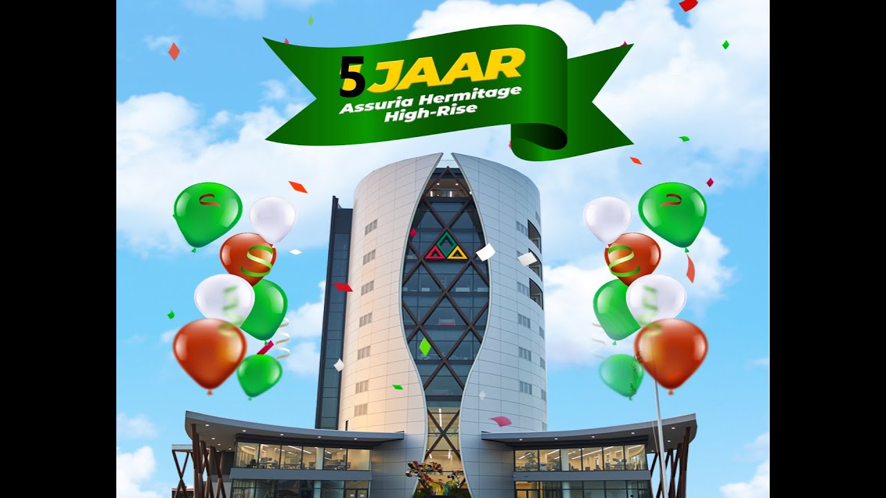 28 12 2024 ASSURIA HIGH RISE GEBOUW HERDENKT VIJF JARIG BESTAAN - YouTube