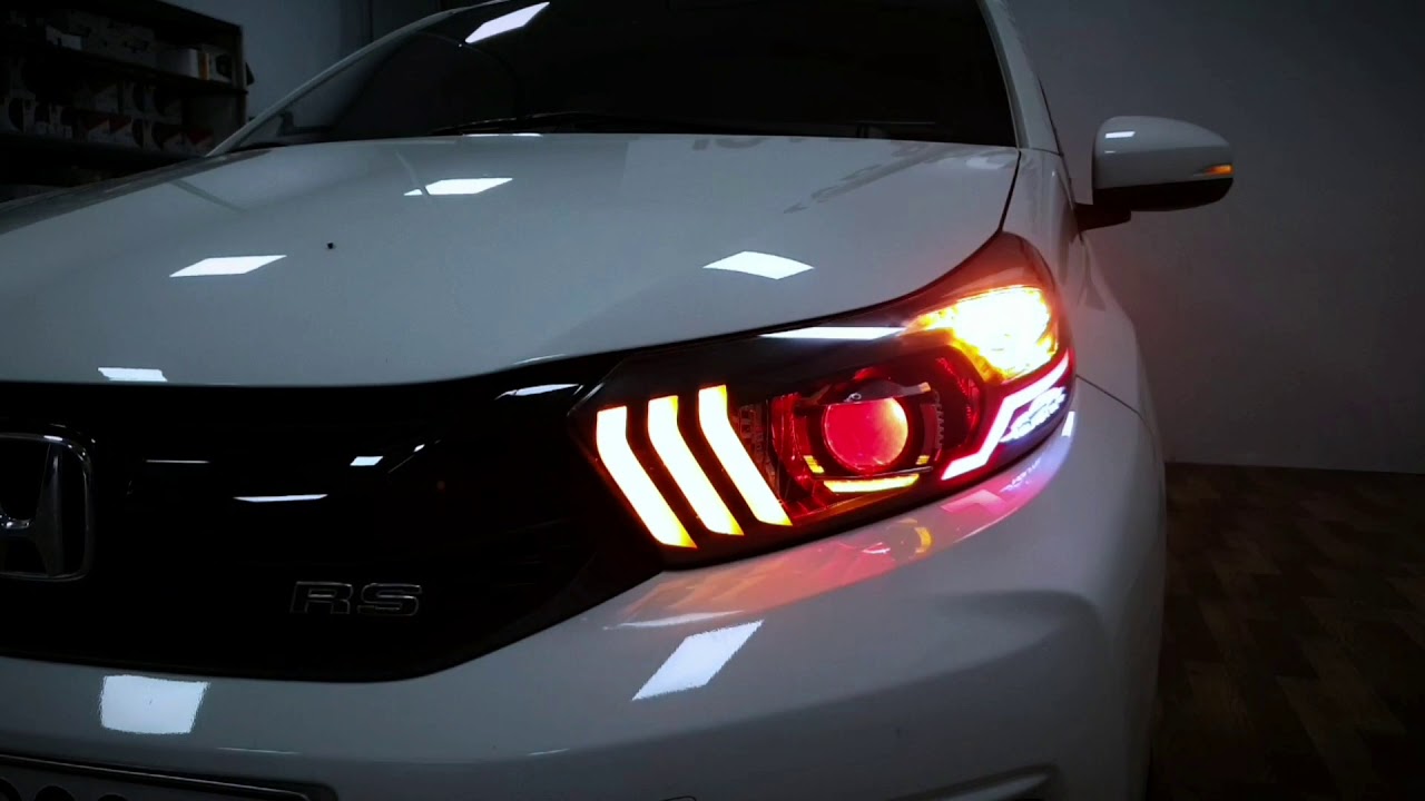 Độ đèn Honda Brio ( Custom Headlight ) - YouTube