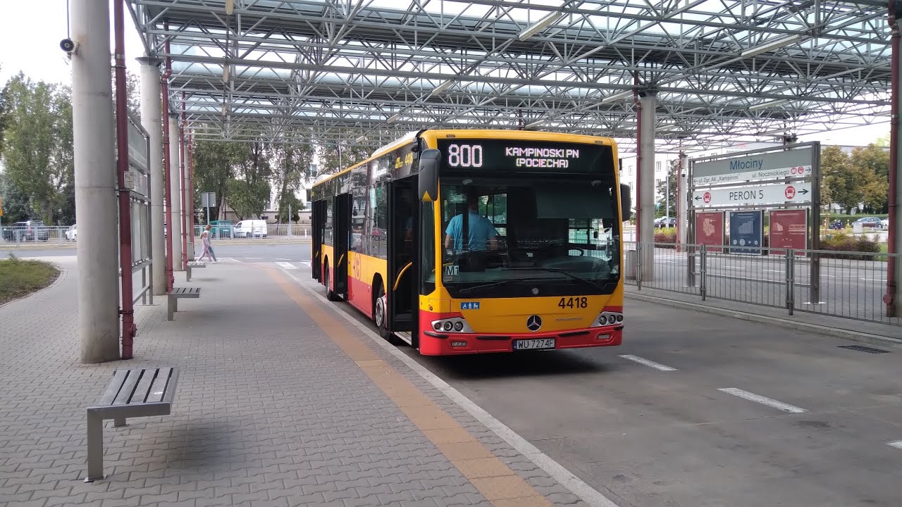 Mercedes Conecto LF #4418 (MZA Warszawa) [800] - YouTube