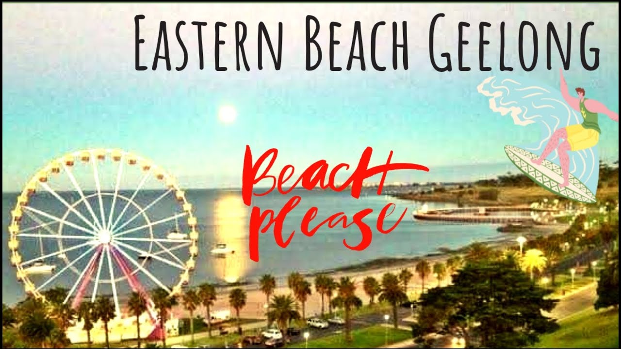 4K Walking Tour | Eastern Beach Geelong | Australia | Natural Sound ...
