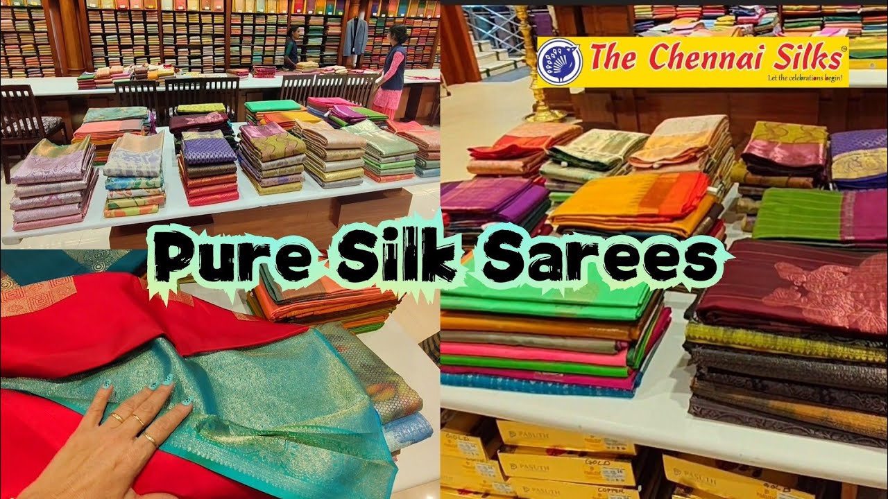 The Chennai silk, CBE...Pure Silk Sarees...Pongal collections... unique ...