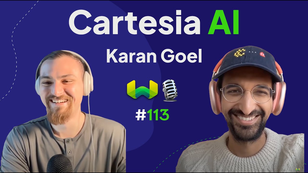 Cartesia AI with Karan Goel - Weaviate Podcast #113! - YouTube