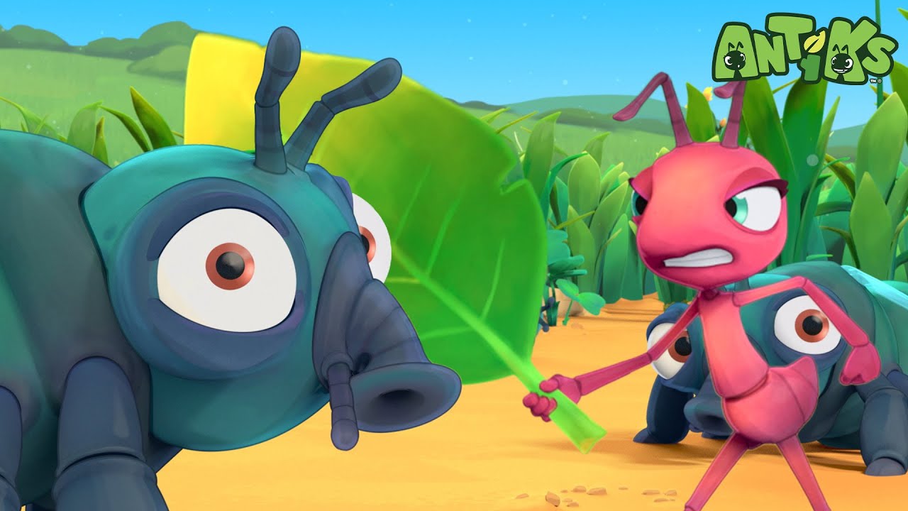 Joey & Boo’s Beach Battle | Antiks 🐜 | Funny Cartoons for Kids - YouTube