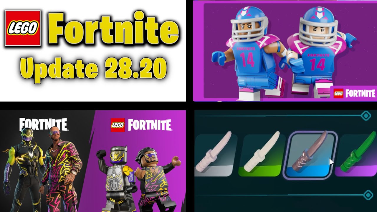 "v28.20 Update Overview" Lego Fortnite - YouTube