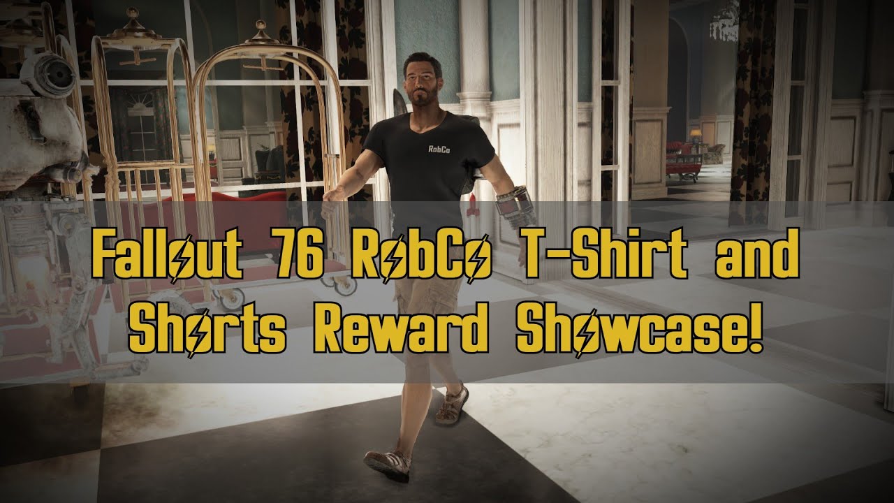 Fallout 76 RobCo T-Shirt and Shorts Reward Showcase! - YouTube