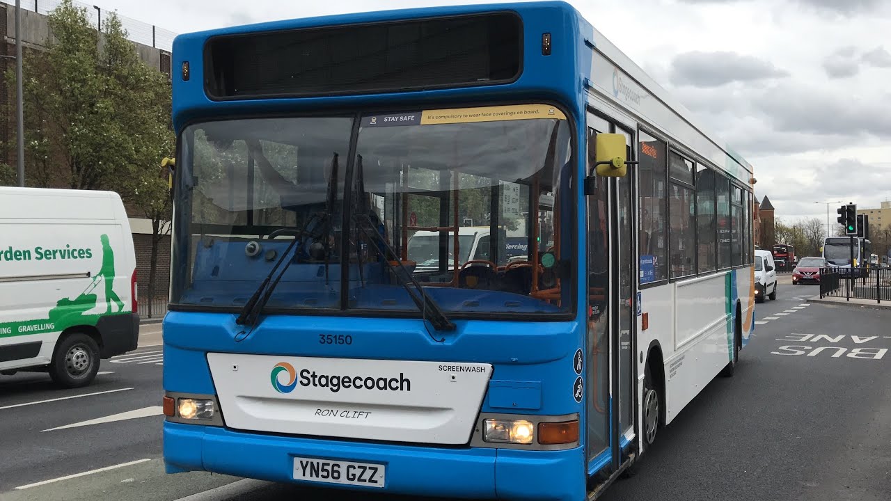 Stagecoach Worksop 35150 arriving Doncaster Frenchgate interchange ...