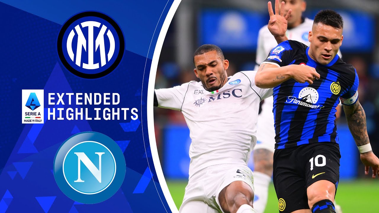 Inter vs. Napoli: Extended Highlights | Serie A | CBS Sports Golazo ...