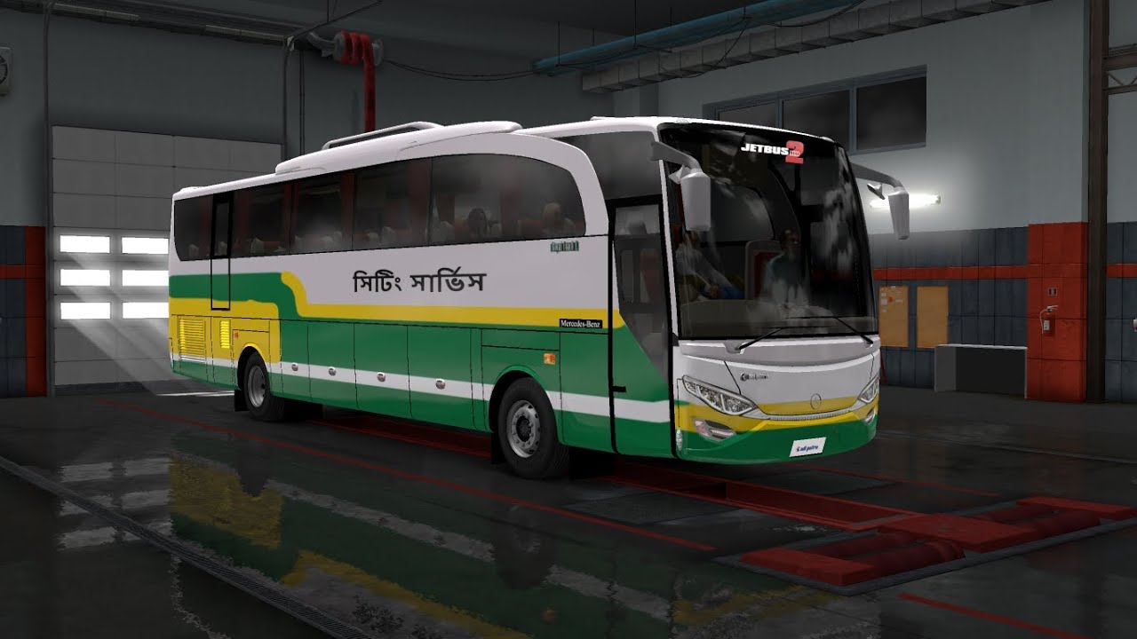 ETS2 : LOCAL BUS GREAT TURAG ...... Bangladesi Bus MOD - 2017 JETBUS ...