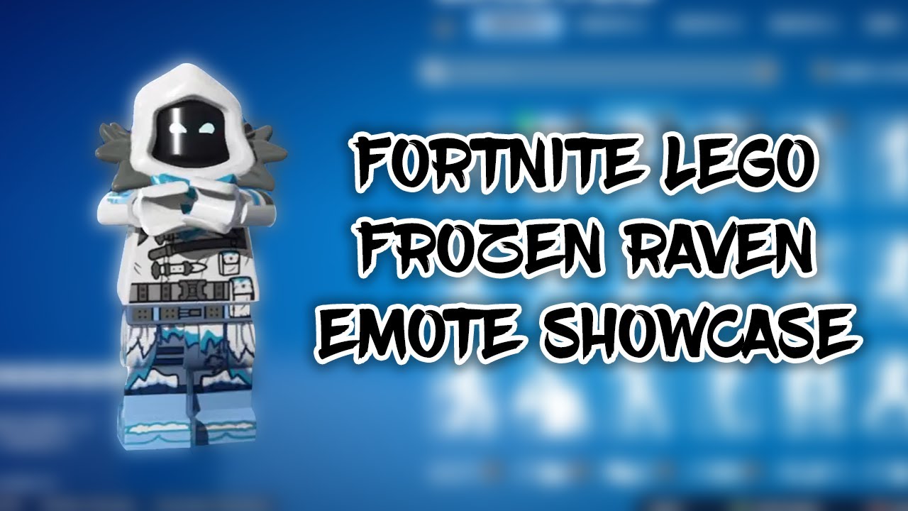 LEGO Fortnite Frozen Raven Emote Showcase - YouTube