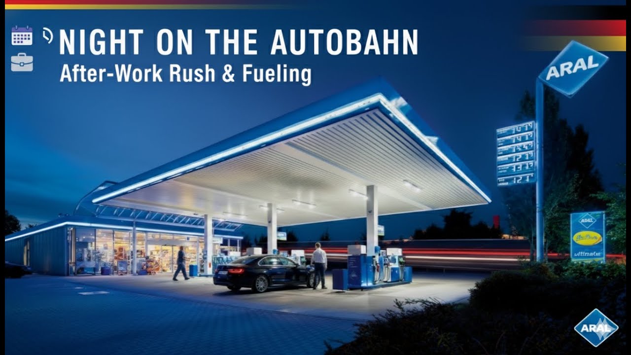 Post-Work German Autobahn Drive #5 (Fuel Stop Included!) - YouTube