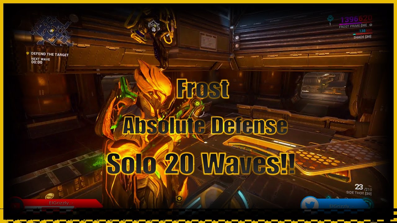 Getting back into Warframe.. Solo Defense Gameplay - YouTube